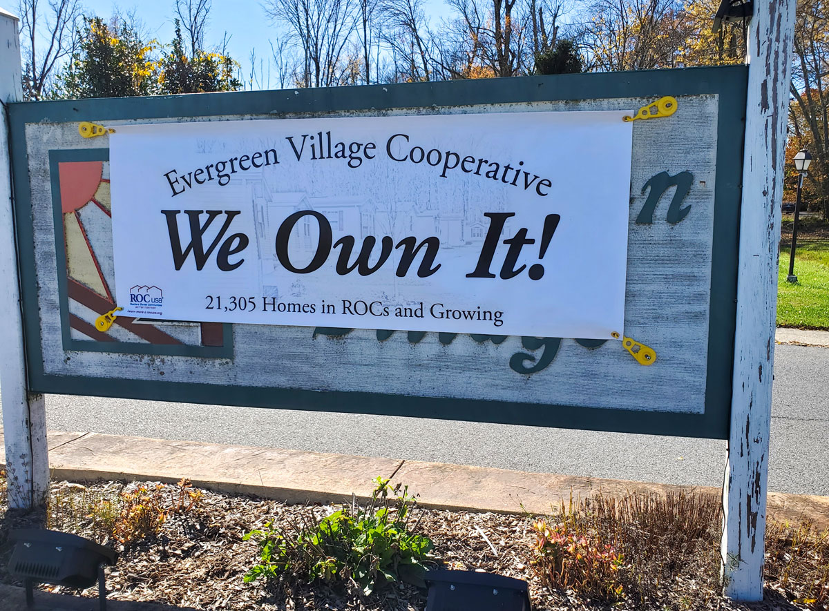 Evergreen Village Community Sells to Residents