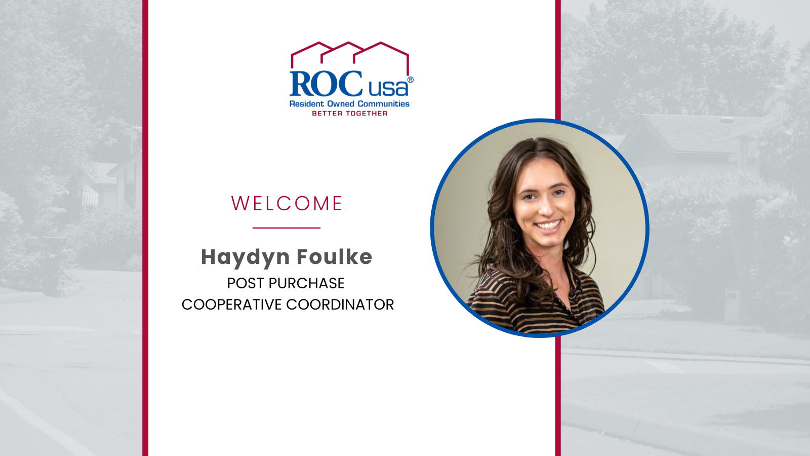 Foulke joins ROC USA in new technical assistance role - ROC USA®