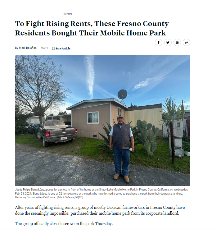 To Fight Rising Rents, These Fresno County Residents Bought Their ...